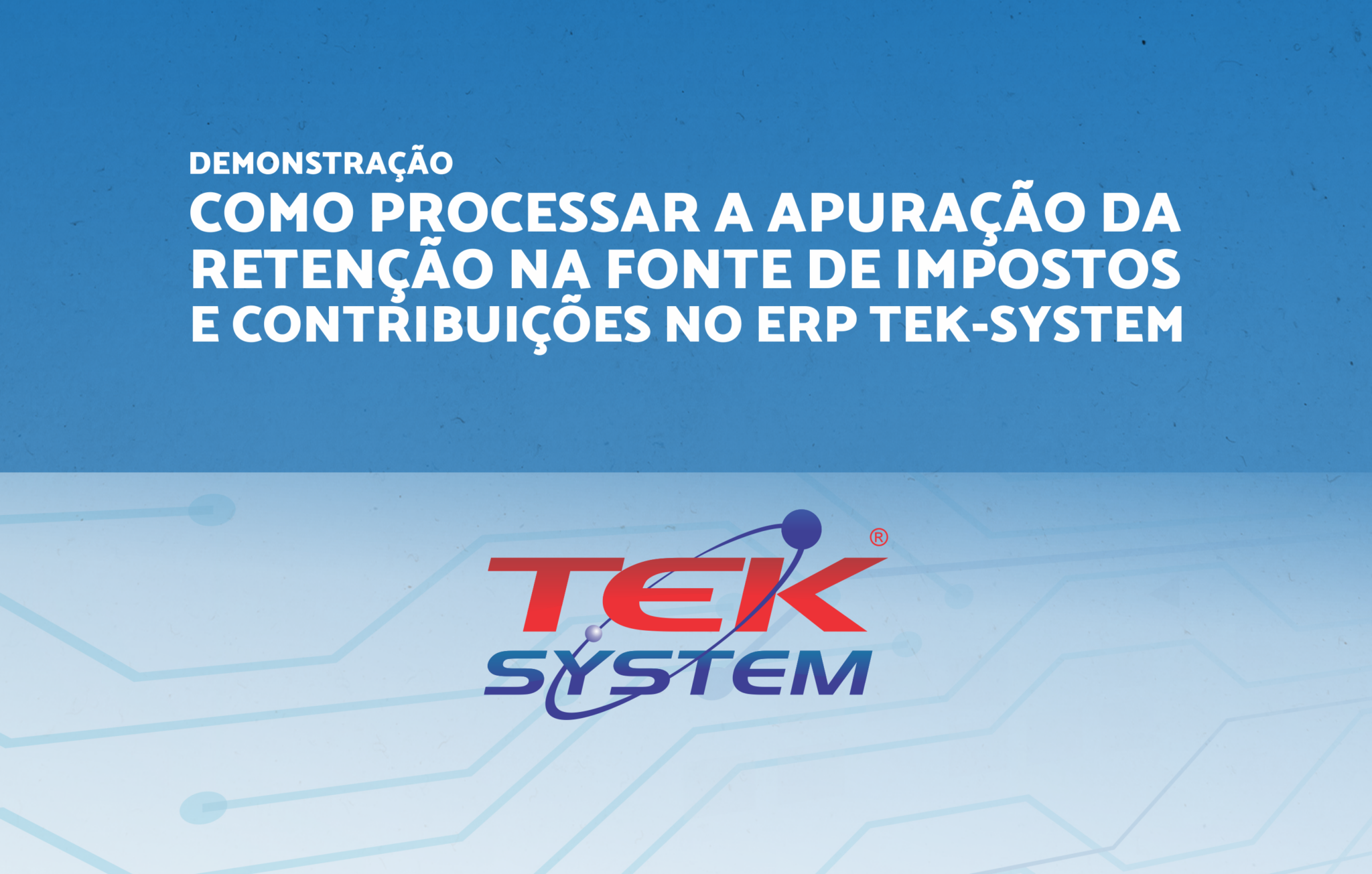 SEGURANÇA DE ACESSO DO SISTEMA - Tek-System